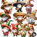 Watercolor Cinco De Mayo Gnomes PNG Clipart, Mexican Fiesta Gnomes PNG ...