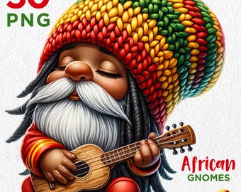 African Girl Gnome, Black History Month, Juneteenth Gnome, Cute Gnomes ...