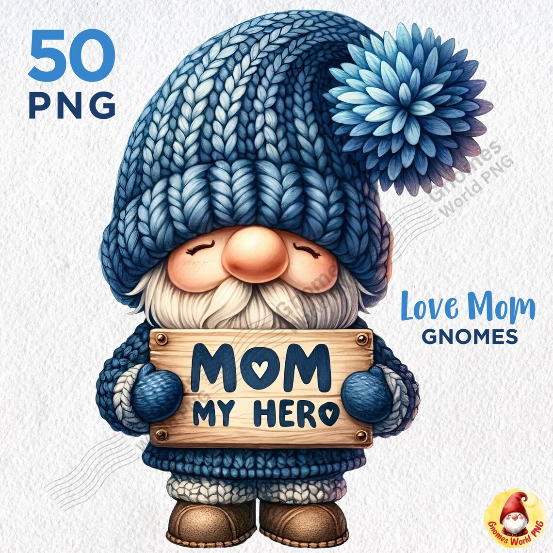 Gnomes Mother Day Clipart, Mother's Day Gnome Clipart, Mother's Day Png ...