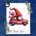 Watercolor Valentine Gnomes PNG Clipart, Valentine's Day Vehicles PNG ...