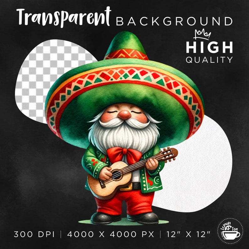 Watercolor Cinco De Mayo Gnomes PNG Clipart, Mexican Fiesta Gnomes PNG ...