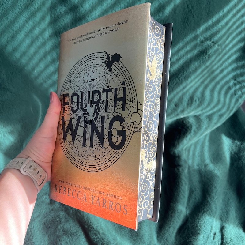 Fourth Wing Book Sprayed Edge - Etsy