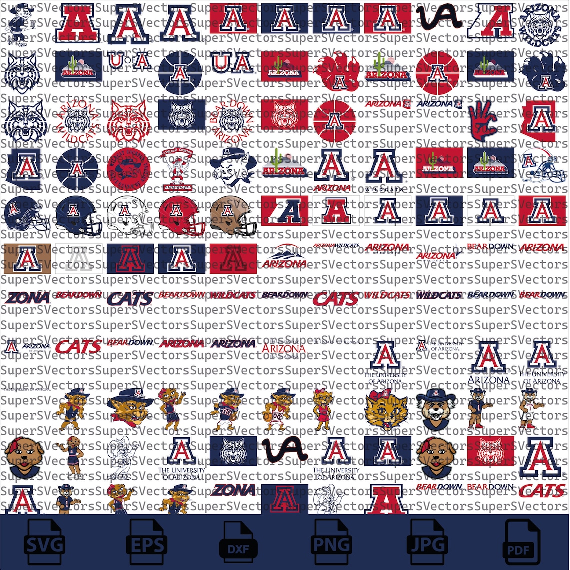 Arizona SVG Bundle, Wildcats Pack Football, SVG Bundle, Cricut ...