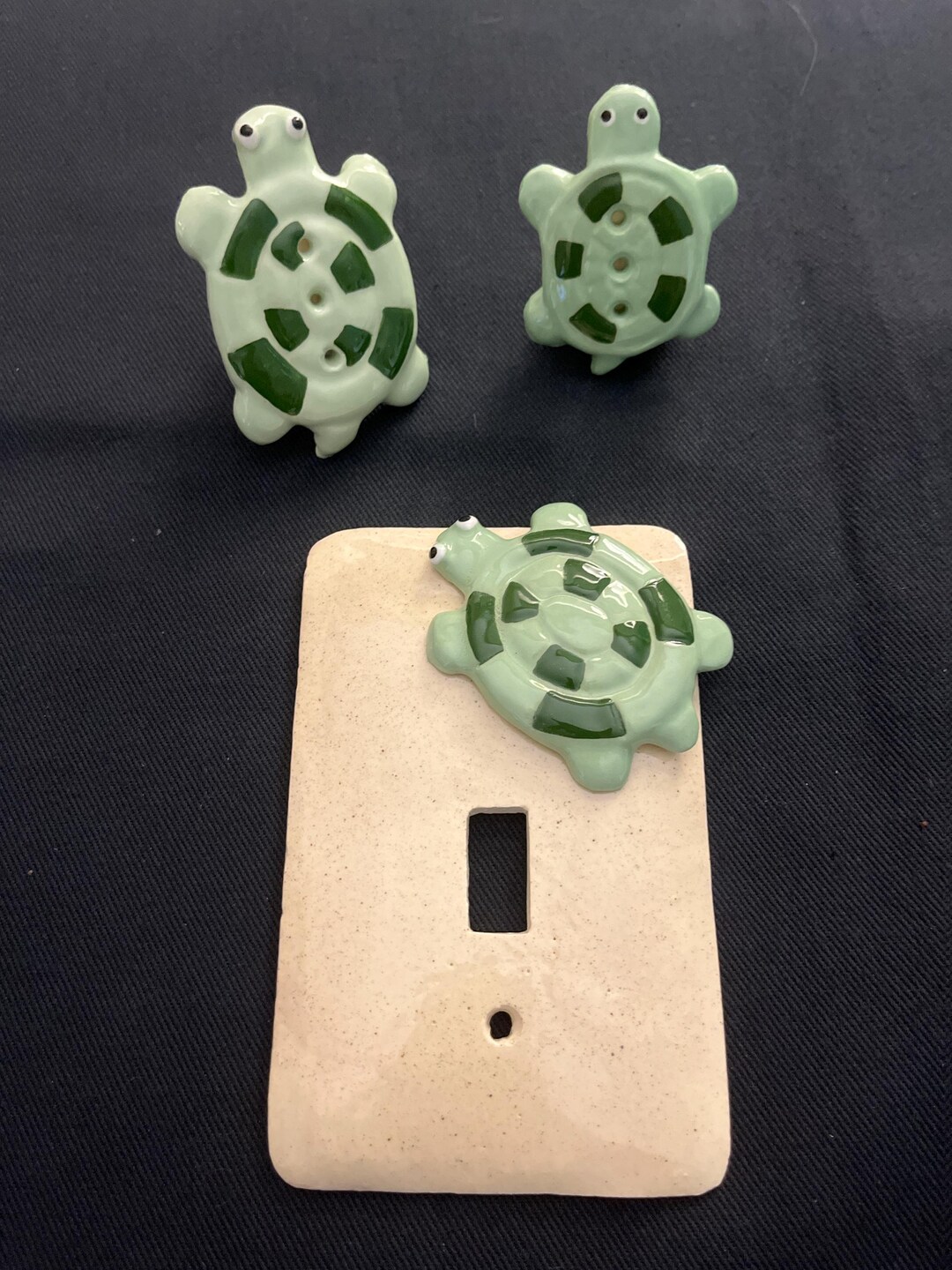 3D Turtle Switch Plate: Handmade Ceramic Night Light Cover - Etsy