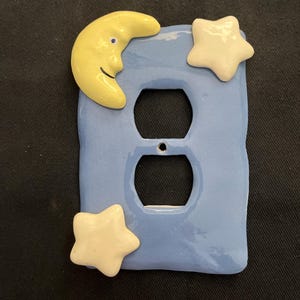 Moon/cow Jumped Over the Moon Theme Light Switch Cover: Handmade ...