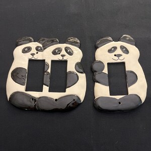 Panda Light Switch Cover Switch Plate Nightlight Doorbell Cover Pandas ...