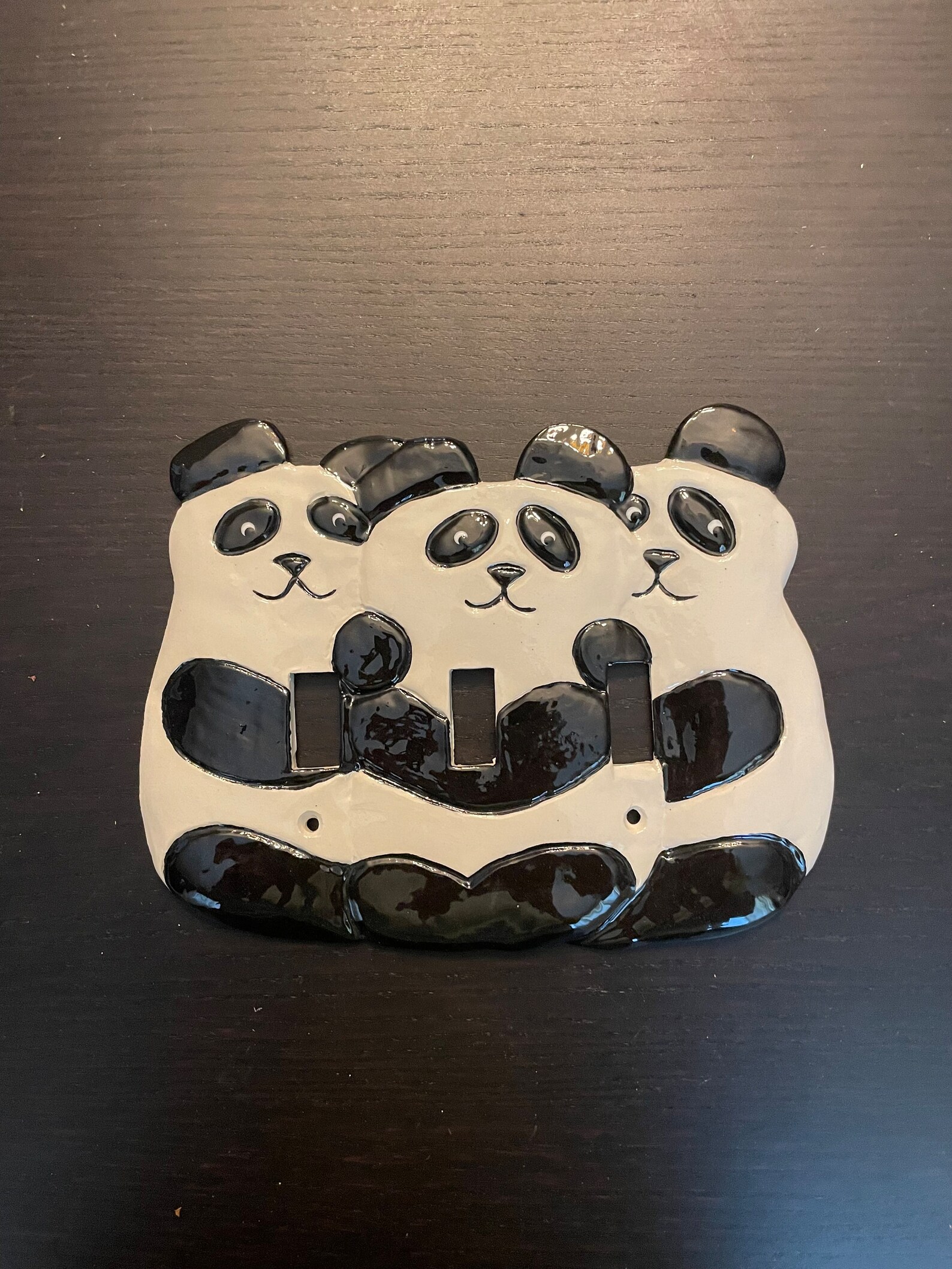 Panda Light Switch Cover Switch Plate Pandas Switchplate 3D Outlet Plug ...