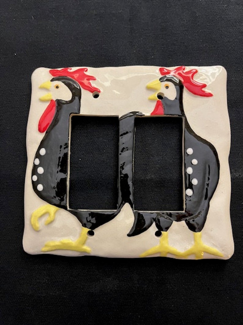 Rooster Switch Cover Switch Plate Switchplate 3D Outlet Plug GFCI ...