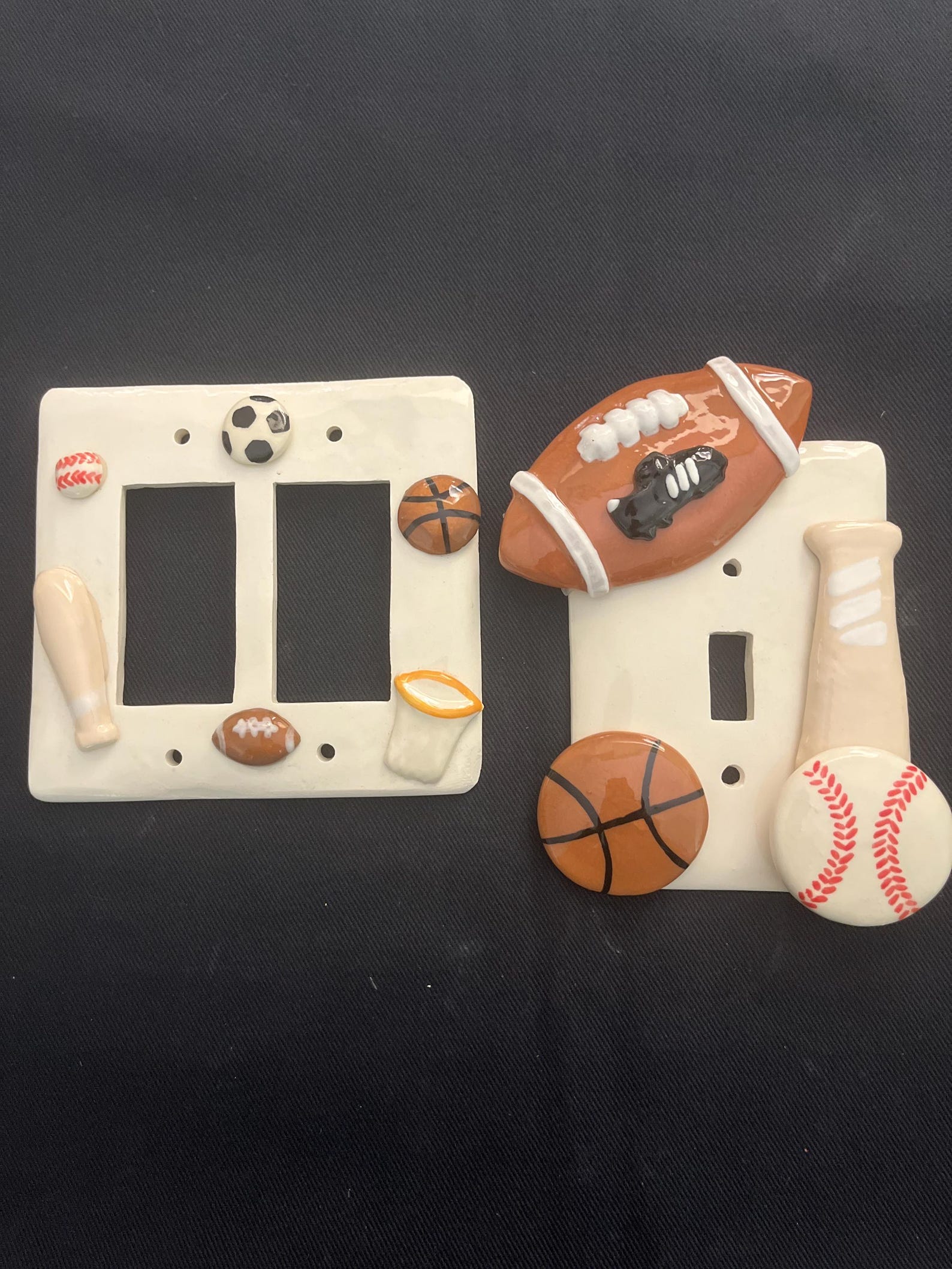 3D Sports Light Switch Cover Switchplate 3D Plug Outlet GFCI Decora ...