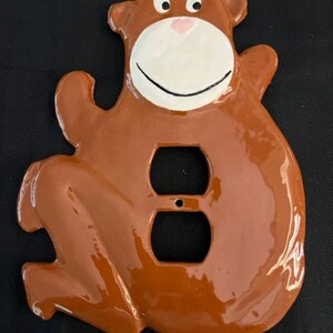 Monkey Light Switch Cover Switch Plate 3D Switchplate 3D Outlet Plug ...