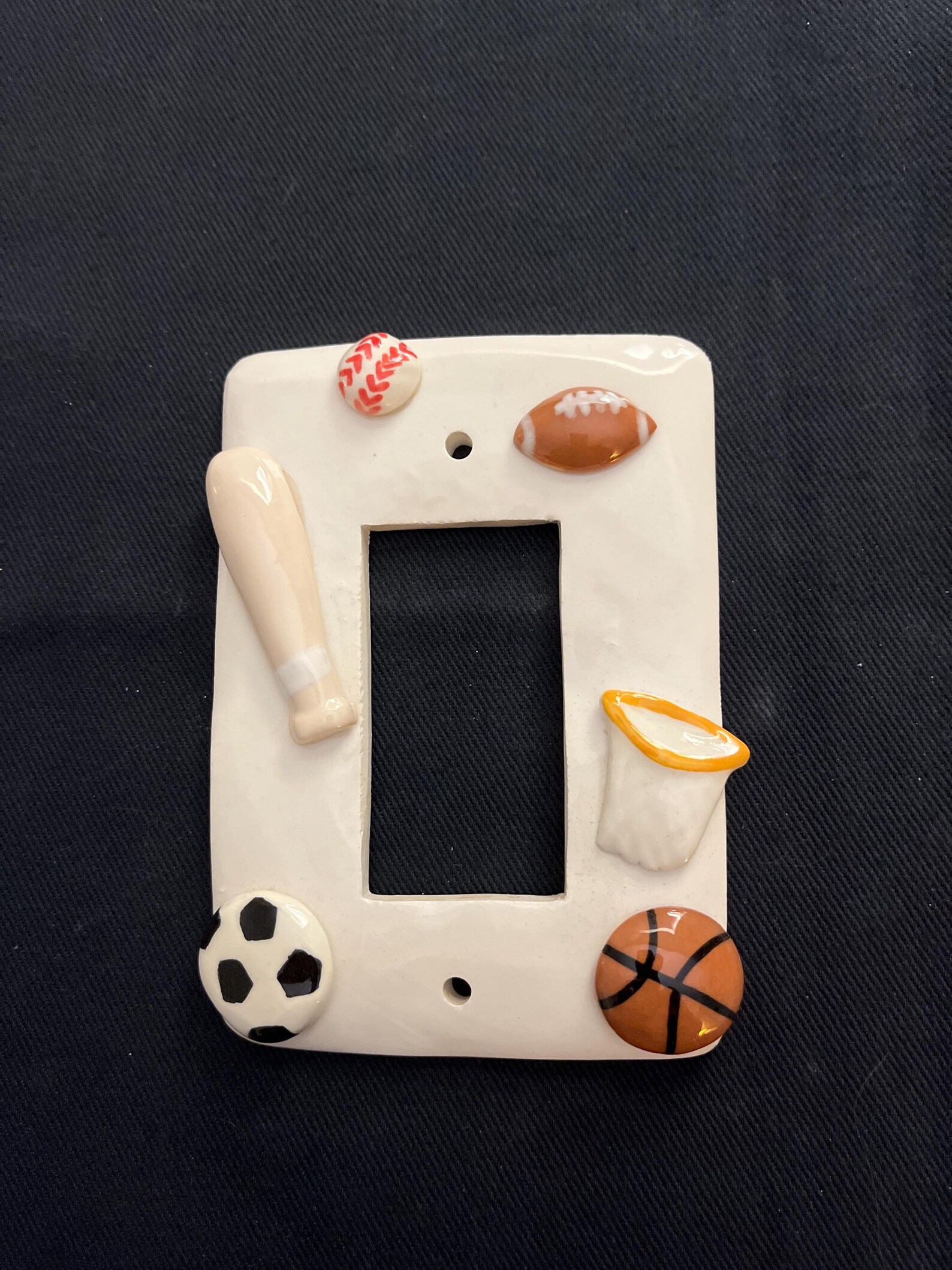 3D Sports Light Switch Cover Switchplate 3D Plug Outlet GFCI Decora ...