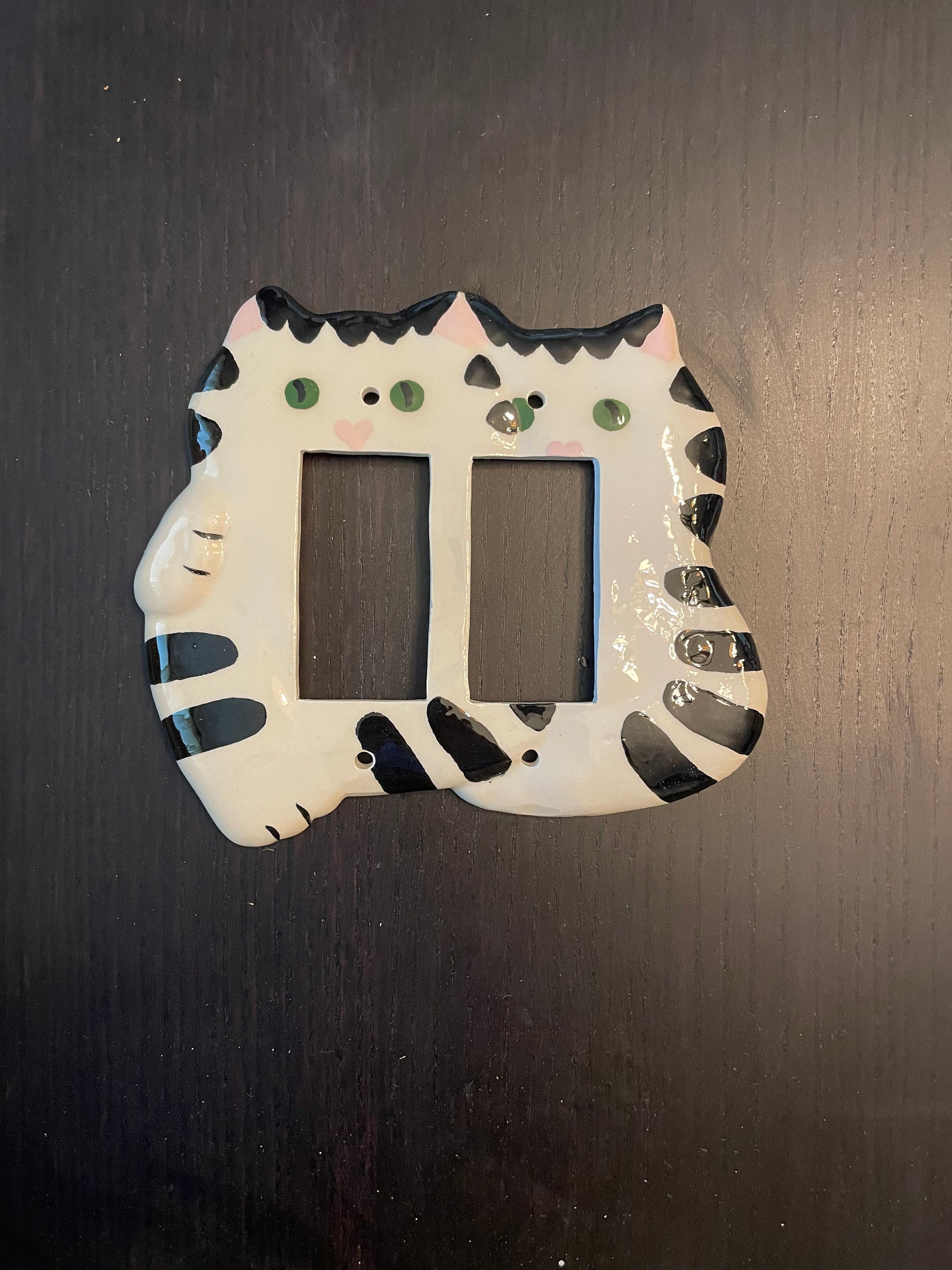 Cat Light Switch Cover Switch Plate Kitty Switchplate 3D Outlet Plug ...