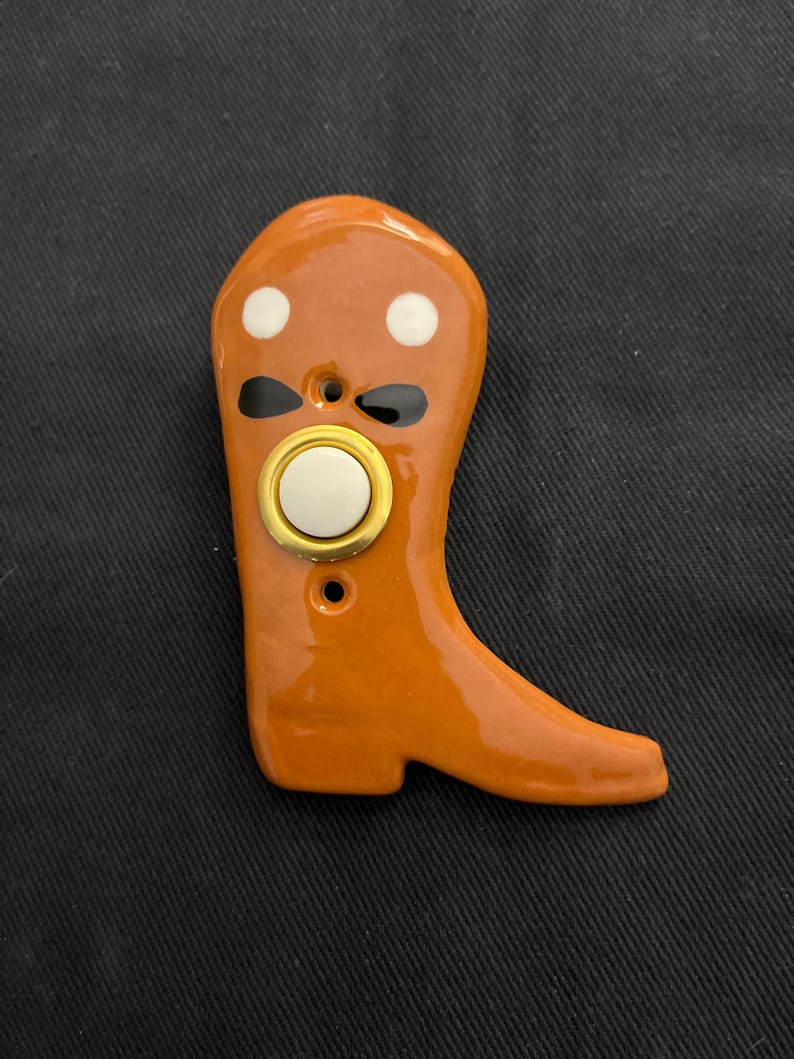 Cowboy Boot Handmade Cowboy Boot Light Switch Cover: 3D Ceramic ...