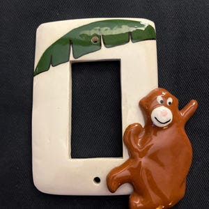 Monkey Light Switch Cover Switch Plate 3D Switchplate 3D Outlet Plug ...