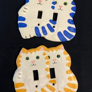 Cat Light Switch Cover Switch Plate Kitty Switchplate 3D Outlet Plug ...