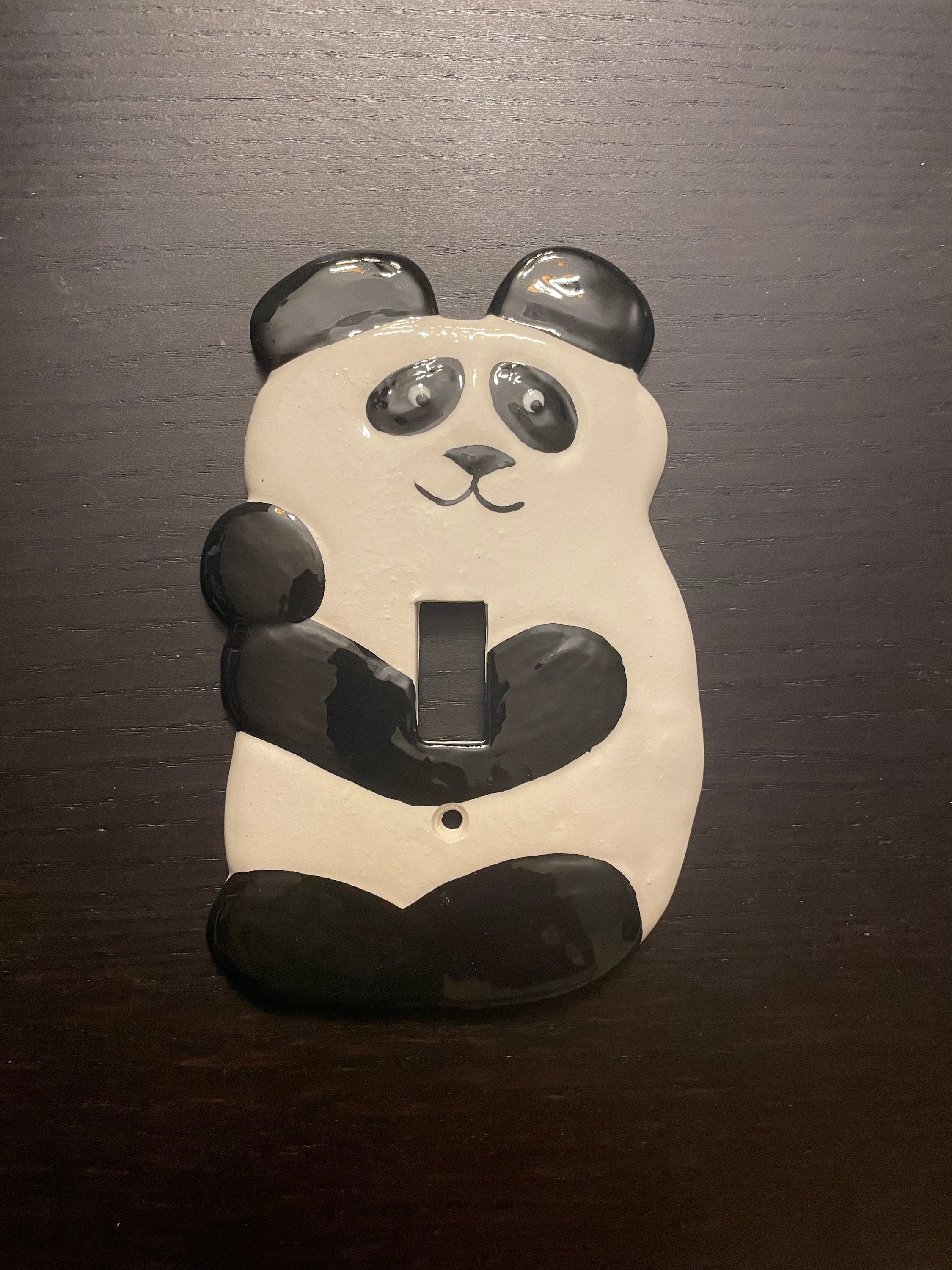 Panda Light Switch Cover Switch Plate Pandas Switchplate 3D Outlet Plug ...