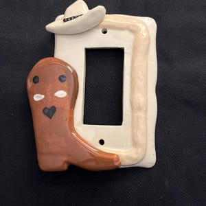 Cowboy Boot Light Switch Cover Switch Plate Switchplate 3D Outlet Plug ...