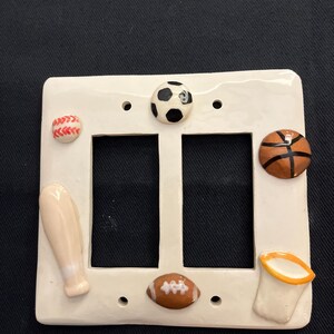 3D Sports Light Switch Cover Switchplate 3D Plug Outlet GFCI Decora ...