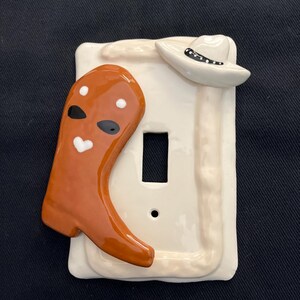 Cowboy Boot Light Switch Cover Switch Plate Switchplate 3D Outlet Plug ...