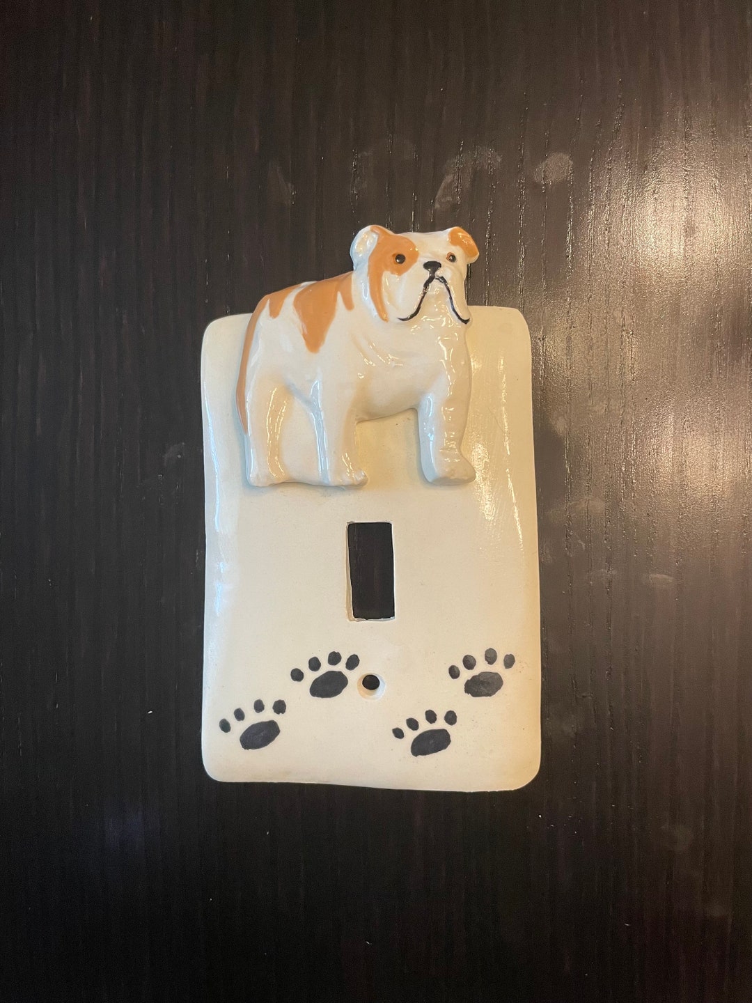 Bulldog Cover Switch Plate Bully Switchplate 3D Outlet Plug GFI Decora ...