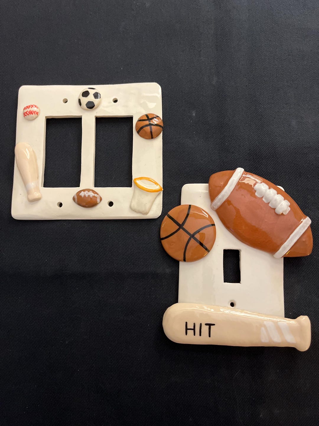 3D Sports Light Switch Cover Switchplate 3D Plug Outlet GFCI Decora ...