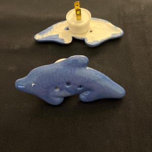 Dolphin Handmade Ceramic Dolphin Light Switch Cover - Seashore Decor - Etsy