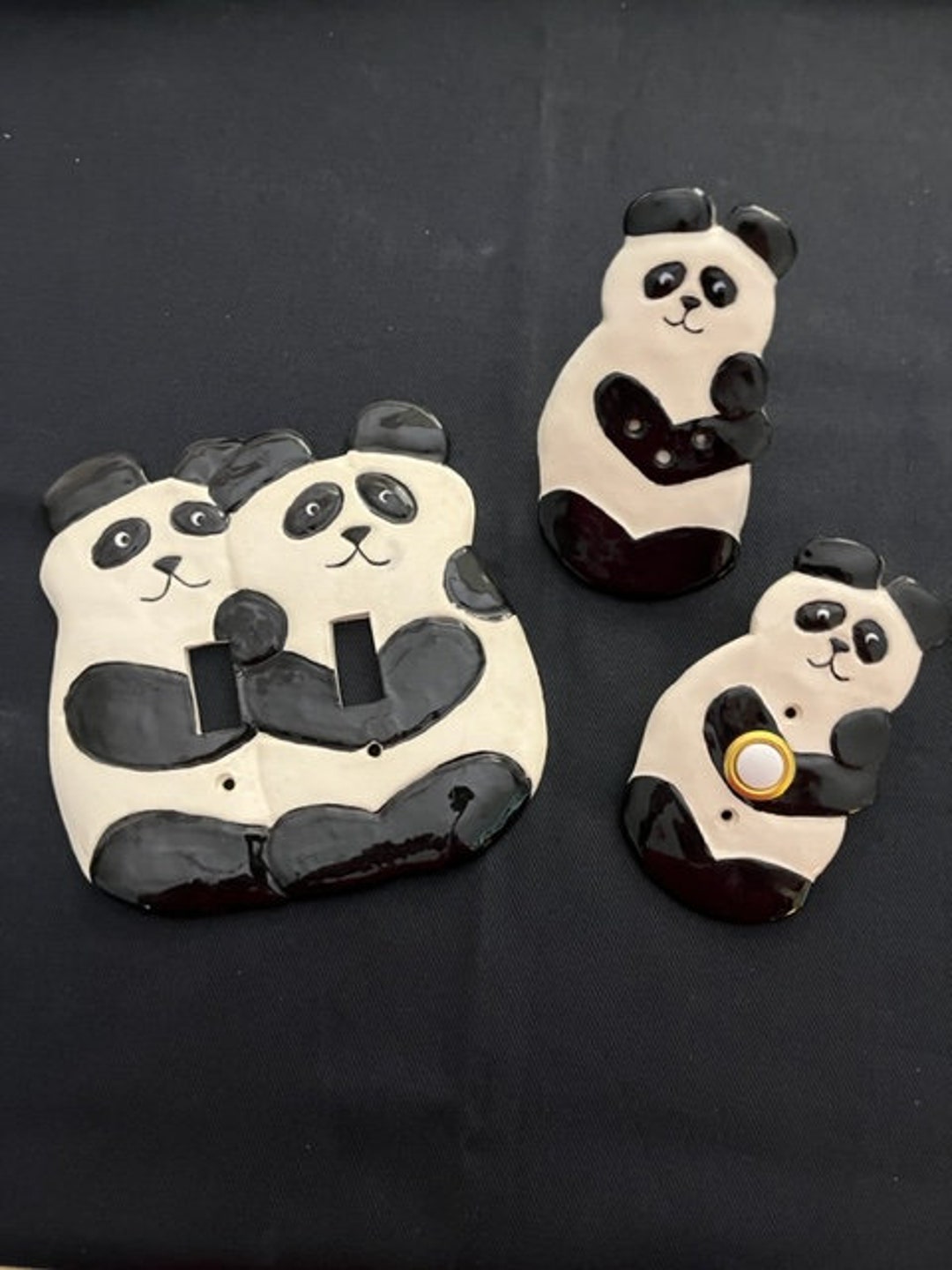 Panda Light Switch Cover Switch Plate Nightlight Doorbell Cover Pandas ...