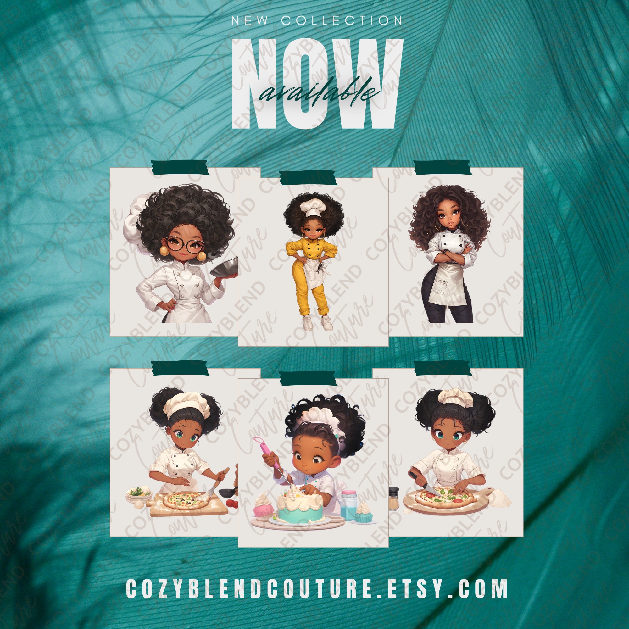 Kitchen Diva Clipart: Savory Chef Lady PNG (digital Download) - Etsy