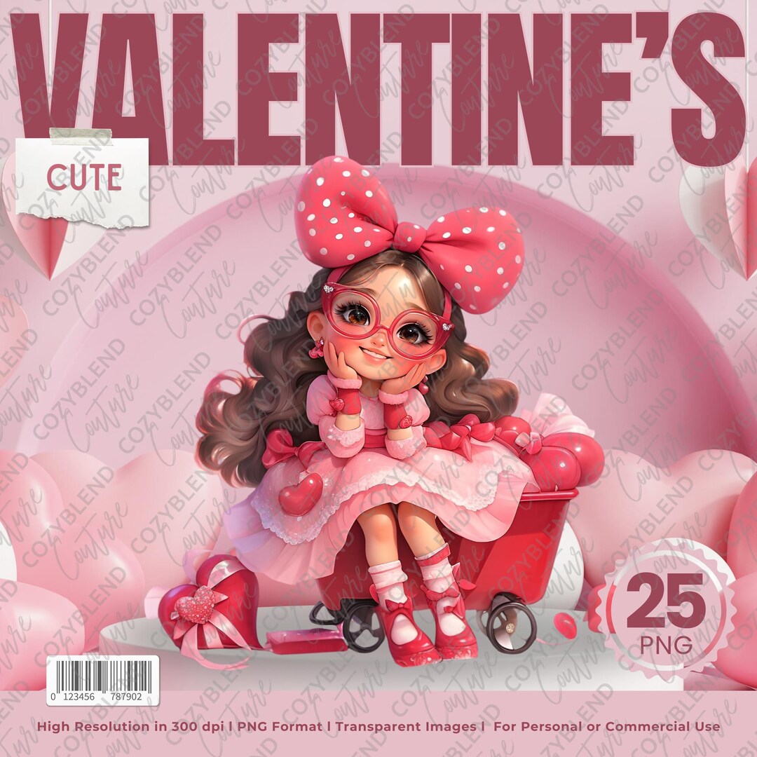 Cute Valentines Clipart - Adorable Love-themed Illustrations for Cards ...