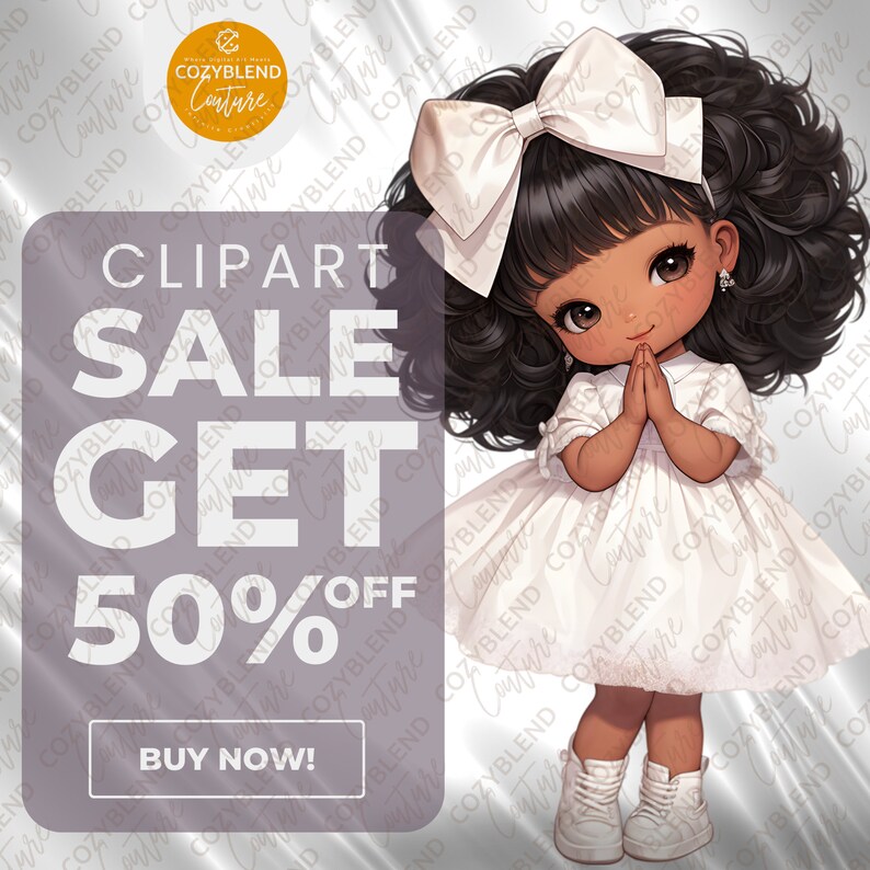 Communion Angels Clipart Divine Girls in First Communion Dresses for ...