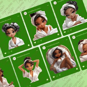 Self-care Clipart: Spa Day Wellness Illustrations (PNG) - Etsy