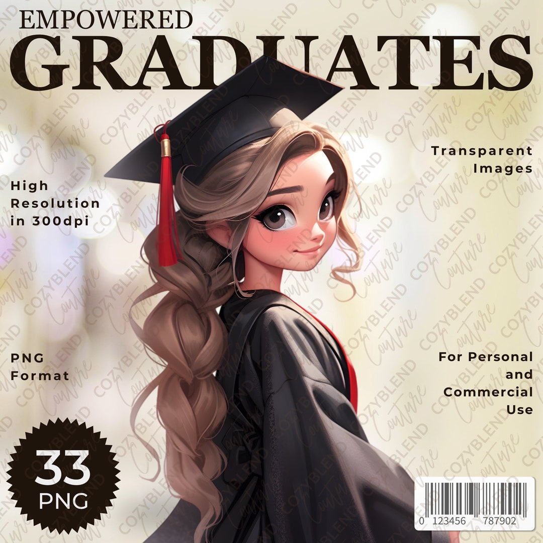 Empowered Graduates Clipart - Inspire Success With Graduating Women ...