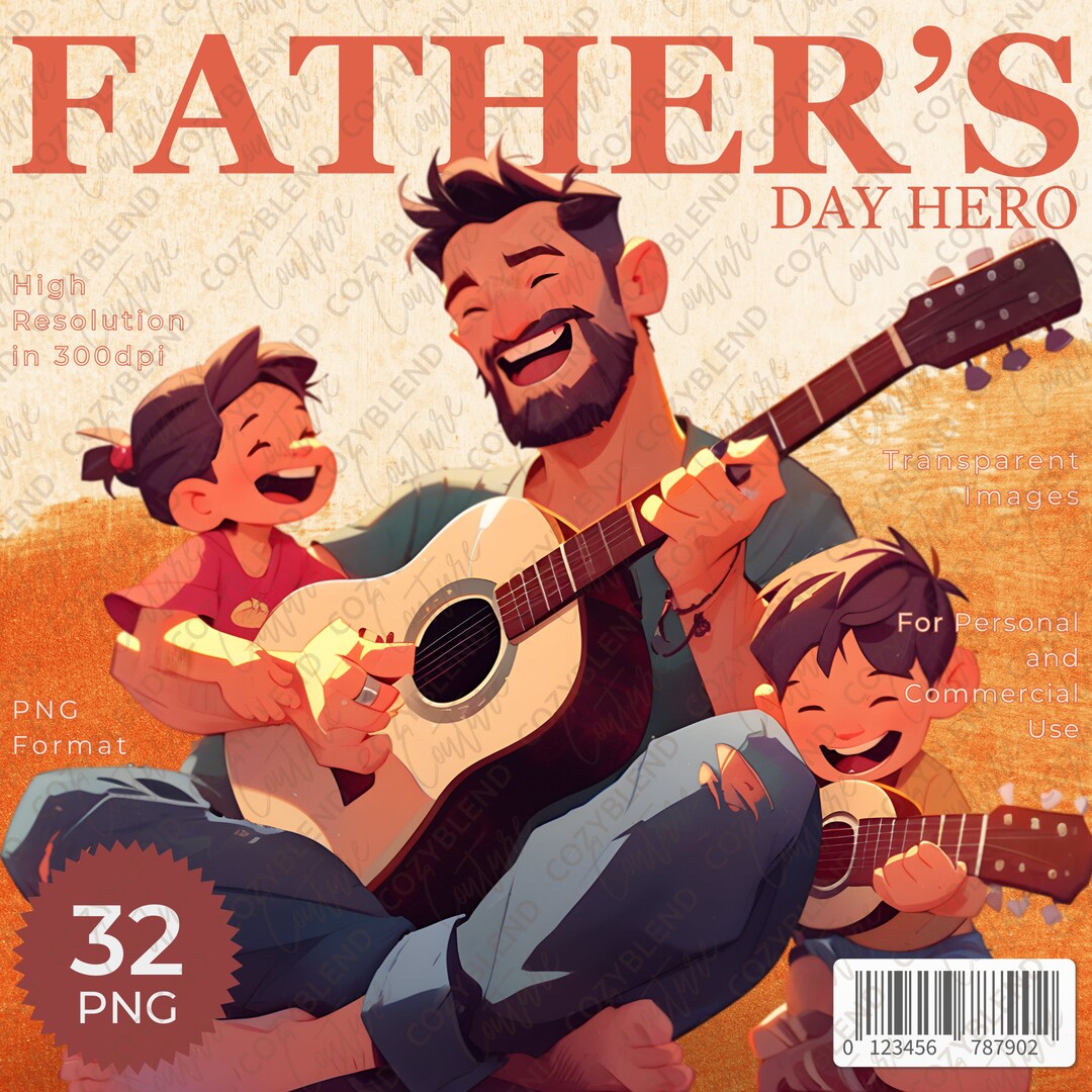 Father's Day Hero Clipart - Celebrate Dad With Heartwarming ...