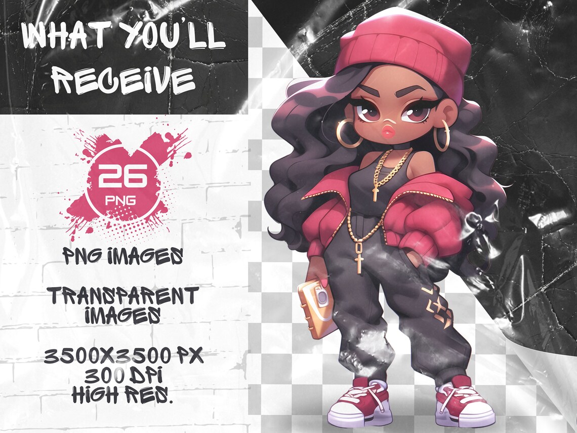 Expressive Beats V4, Energetic Hip-hop Chibi Illustrations, Chibis ...