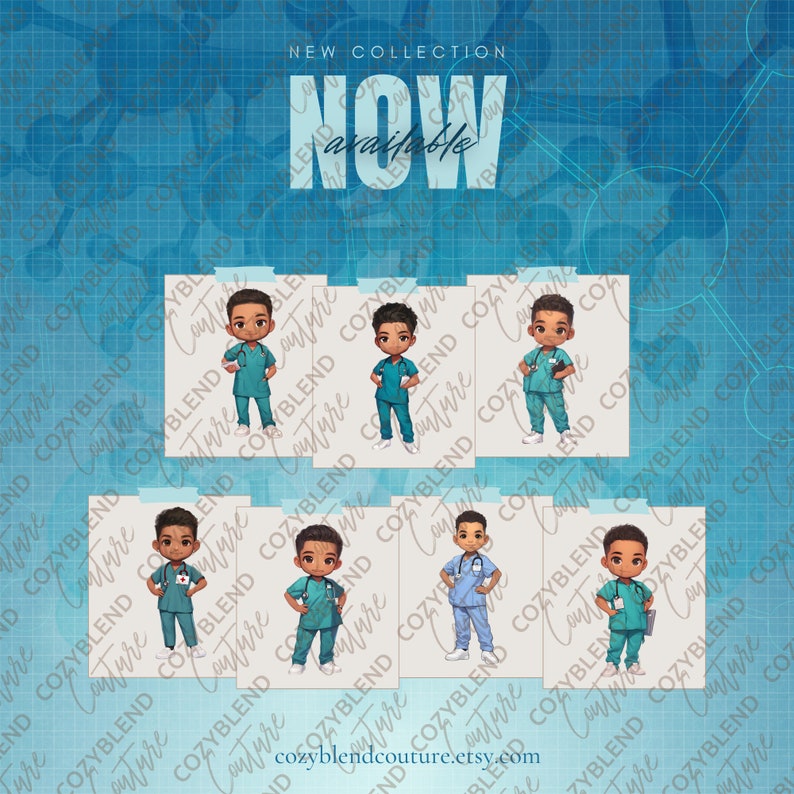 Male Nurses Clipart, PNG, Male Healthcare Workers, Diverse Nurses ...