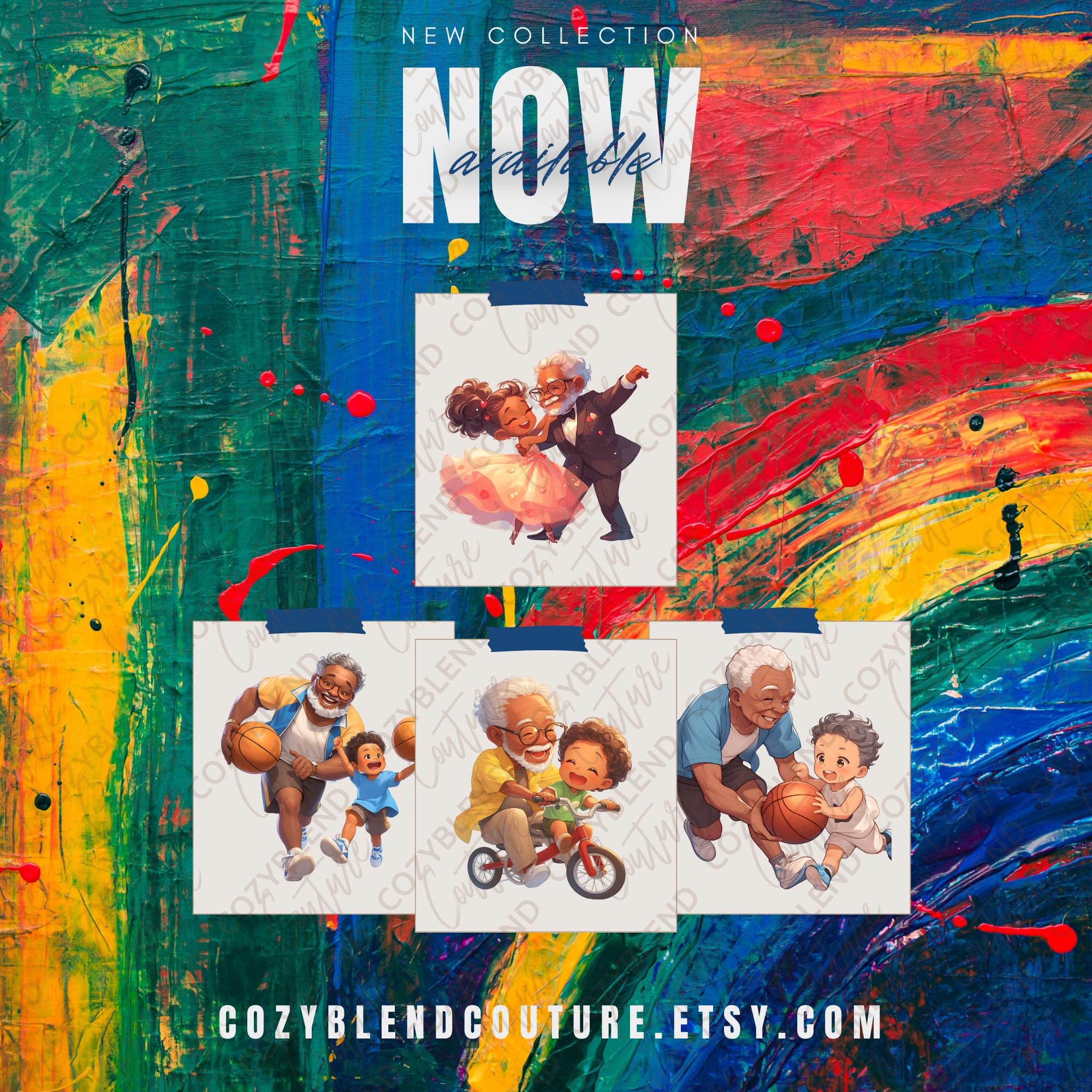 Grandpa's Love Clipart, Celebrate Endearing Bond, Sentimental ...