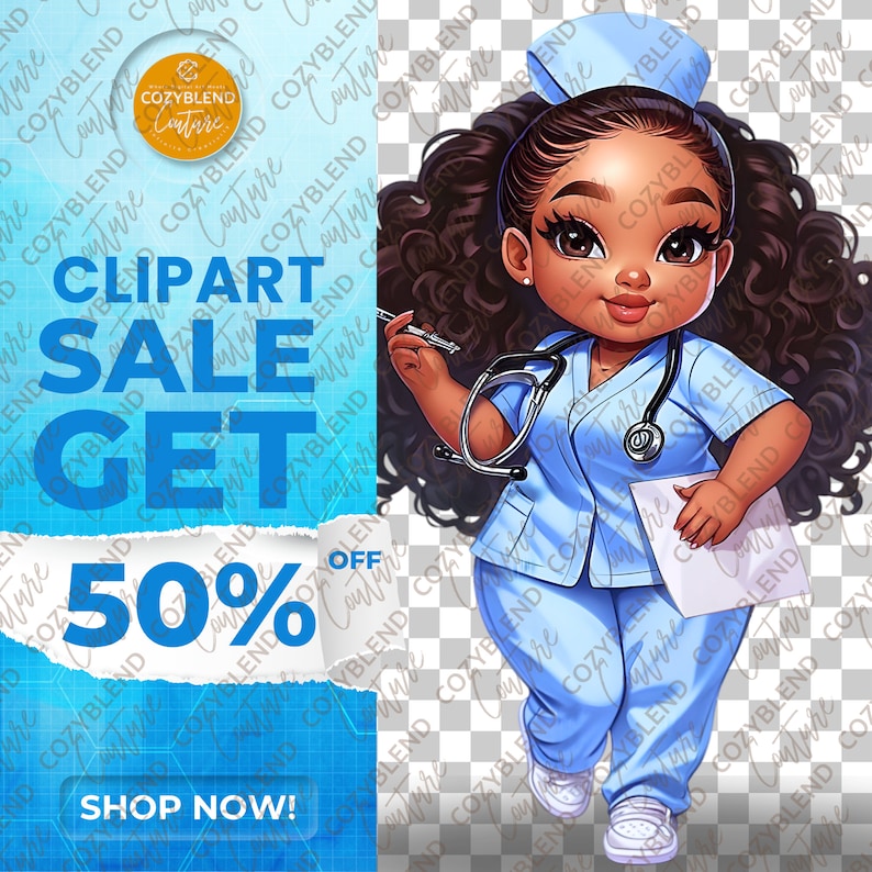 Nurses Curvy Women Clipart, PNG, Plus Size Nurses, Healthcare Workers ...
