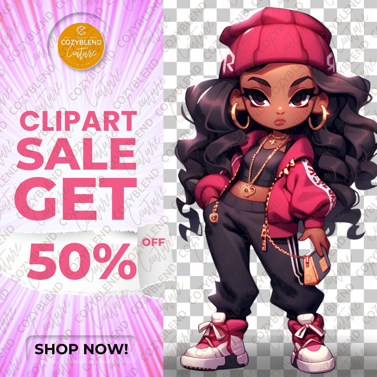 Expressive Beats V4, Energetic Hip-hop Chibi Illustrations, Chibis ...