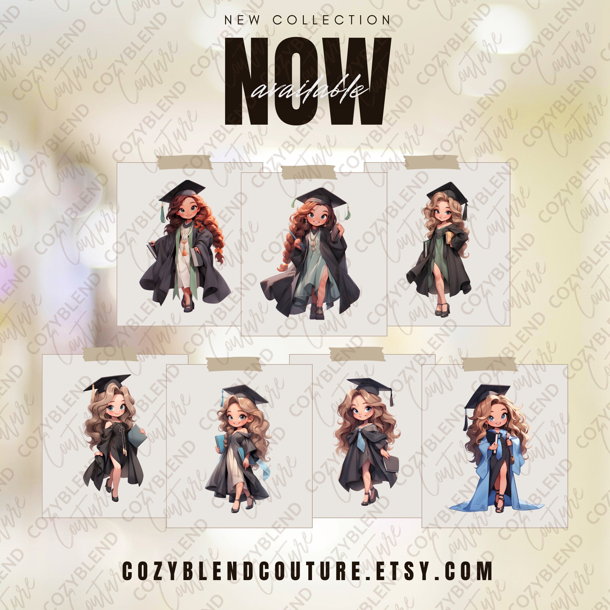 Empowered Graduates Clipart Inspire Success With Graduating Women ...