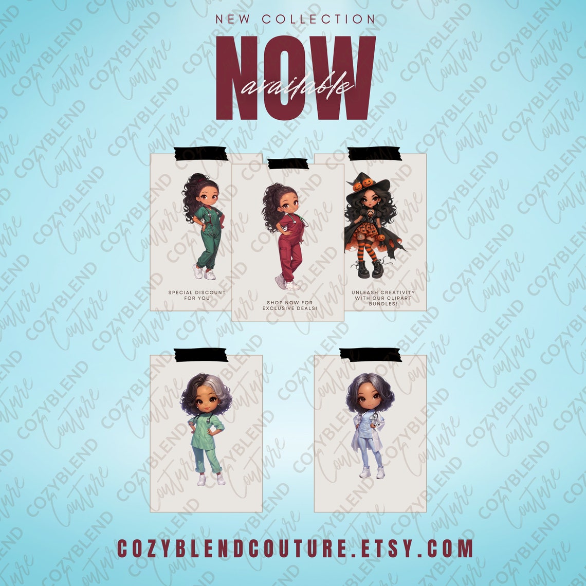 Healthcare Life Clipart Bundle Essential Medical Graphics for ...