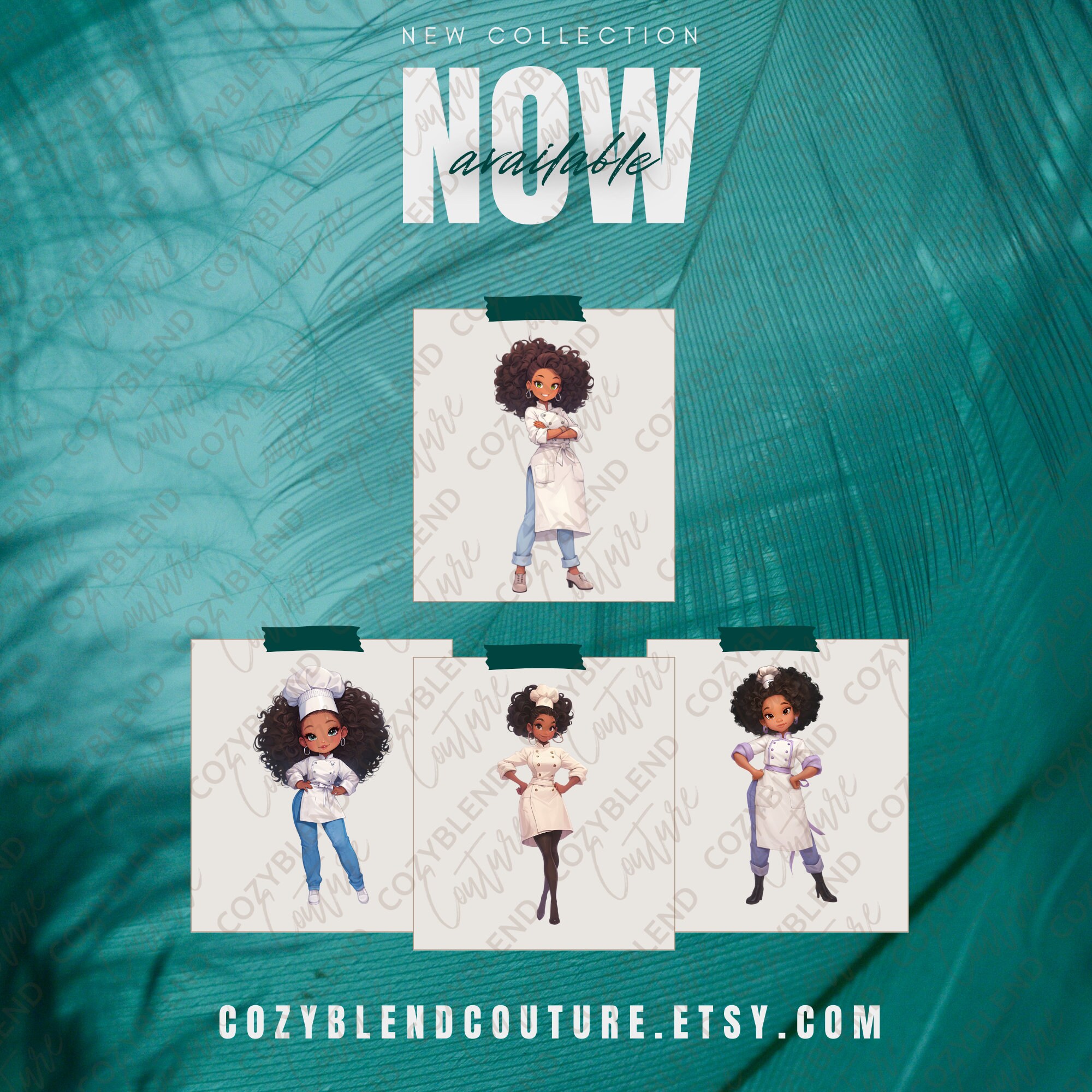 Kitchen Diva Clipart: Savory Chef Lady PNG (digital Download) - Etsy