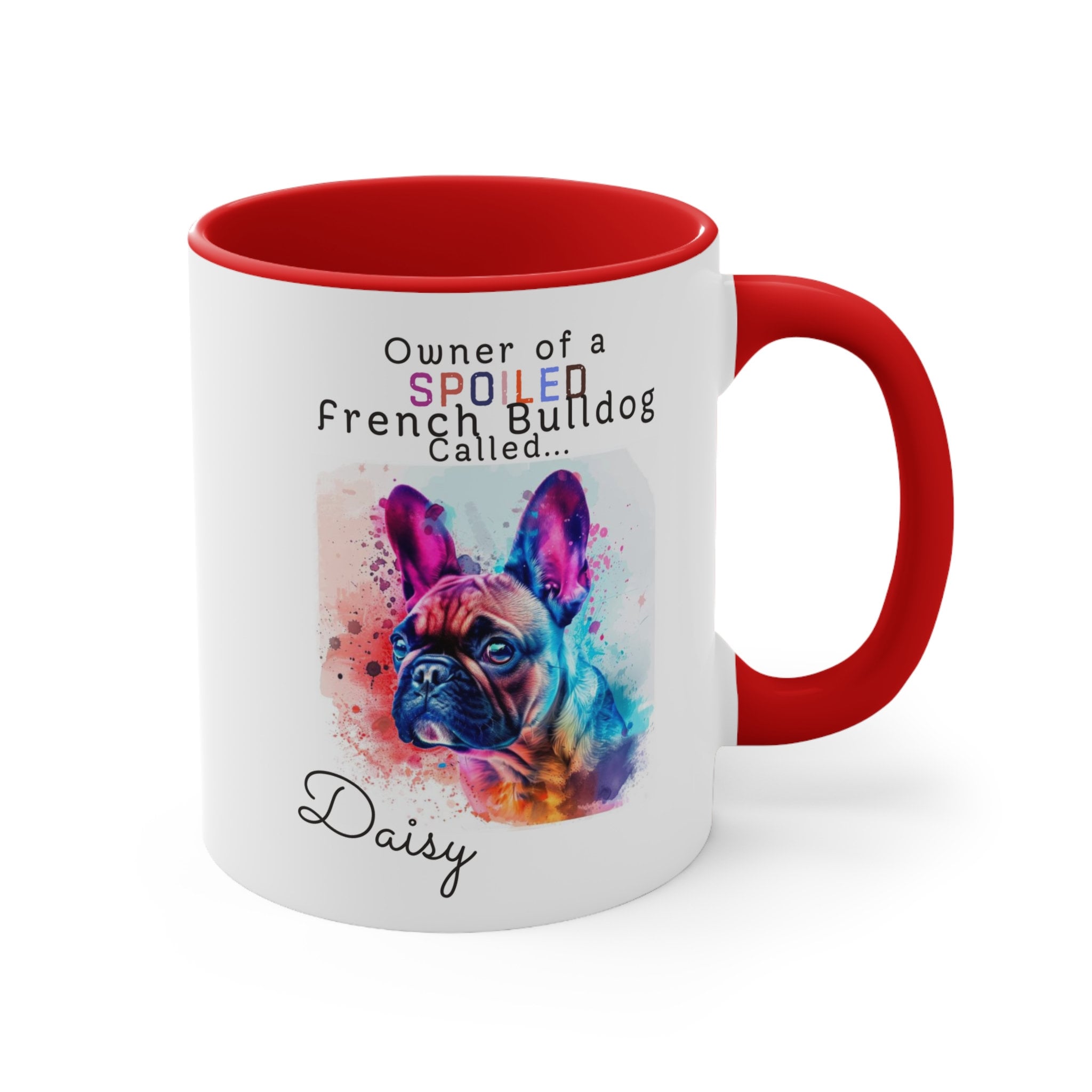 Custom Frenchie Mug French Bulldog Mug 5 Colour Options Custom French ...