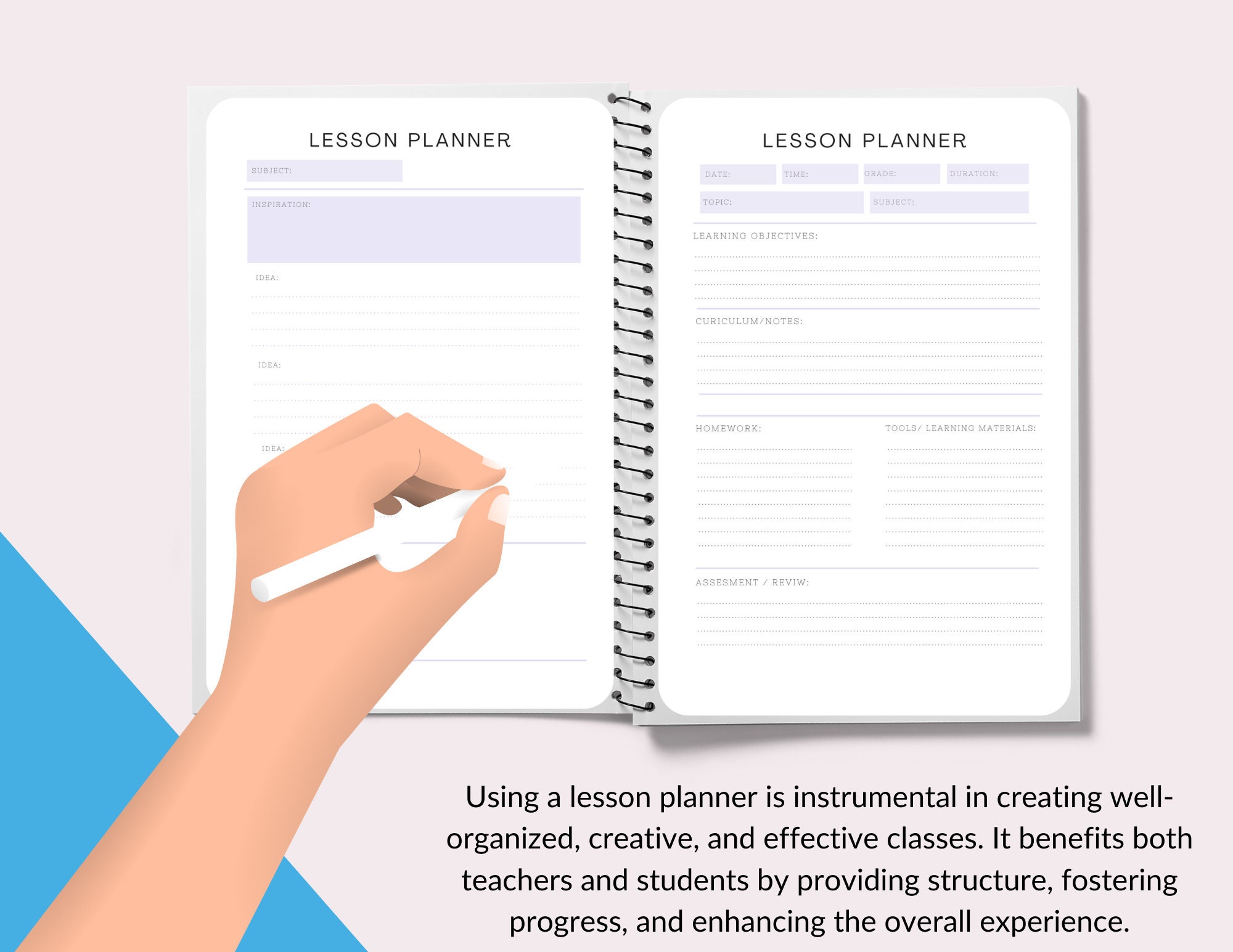 Lesson Planner Printable, Home Schooling Planner, Goodnotes Class ...