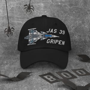 Saab JAS 39 Gripen Swedish Fighter Jet Embroidered Cap - Etsy