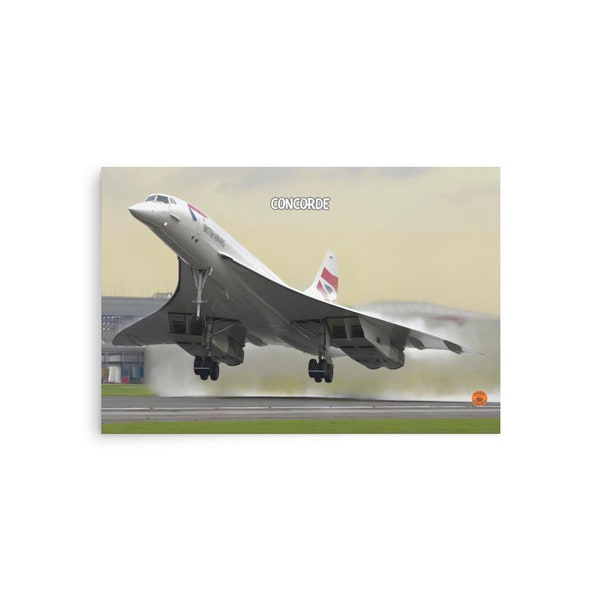 Concorde Poster - Etsy