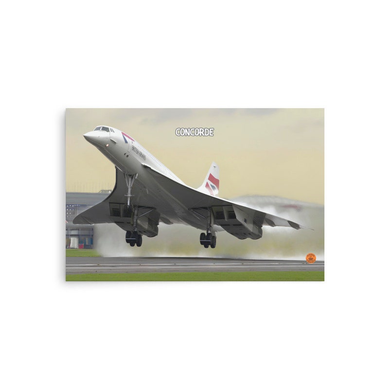 Concorde Poster - Etsy