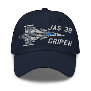 Saab JAS 39 Gripen Swedish Fighter Jet Embroidered Cap - Etsy
