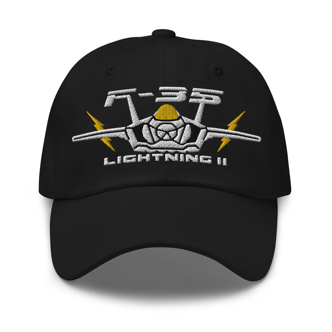 F-35 Lightning II Embroidered Cap: Military Aviation Gift - Etsy