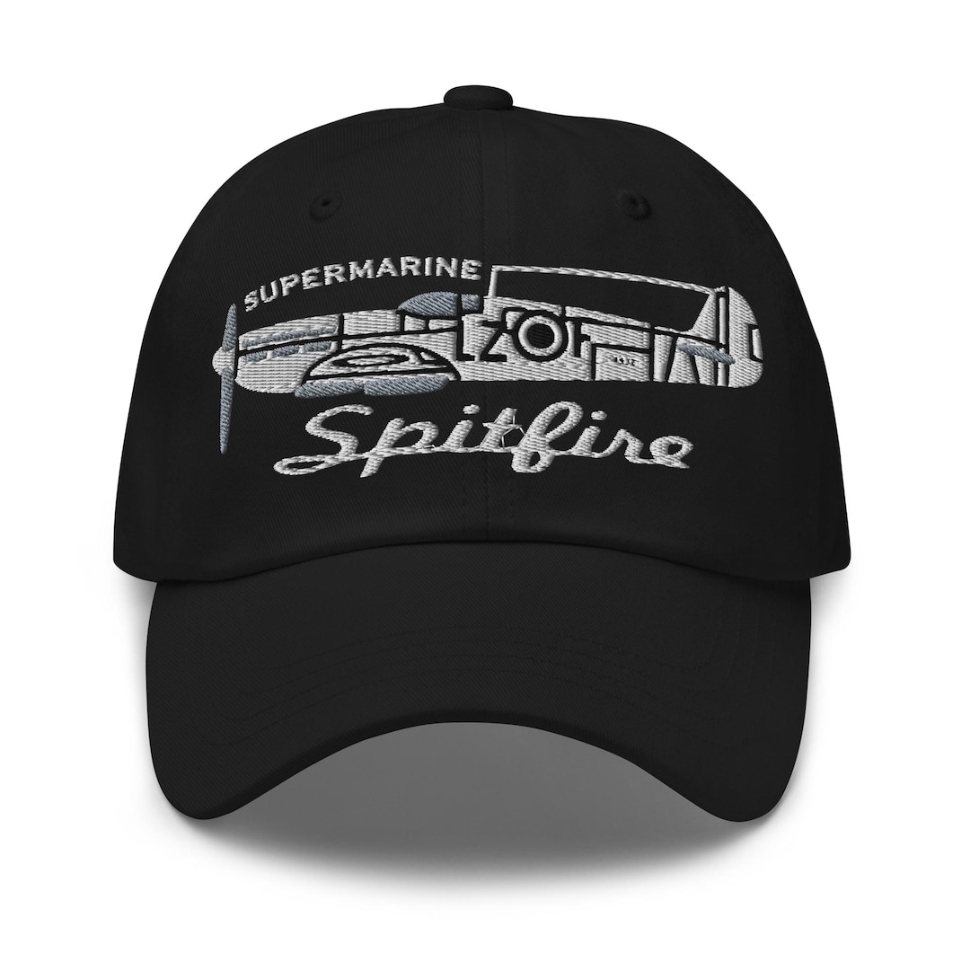 Supermarine Spitfire WW2 Classical British Aircraft Embroidered Hat - Etsy