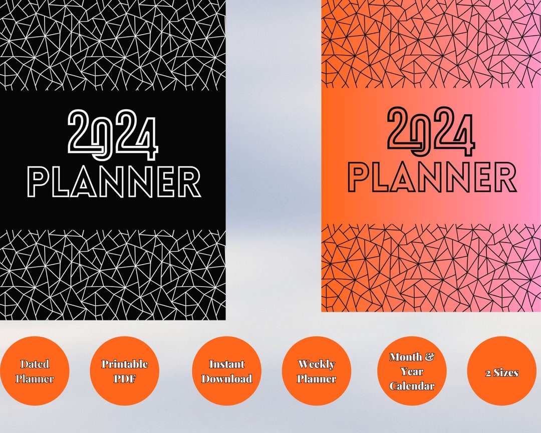 2024 Weekly Planner Bundle, Goal Setting, Monthly Calendar, Goal ...